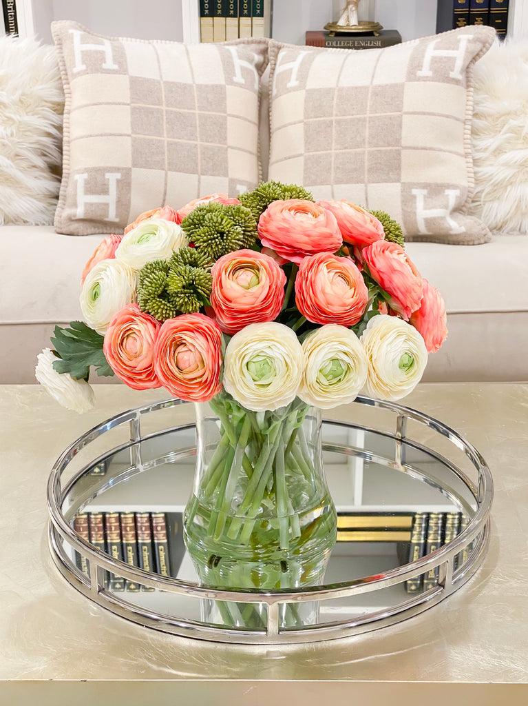 Large Premium Artificial Ranunculus Arrangement – Flovery.com